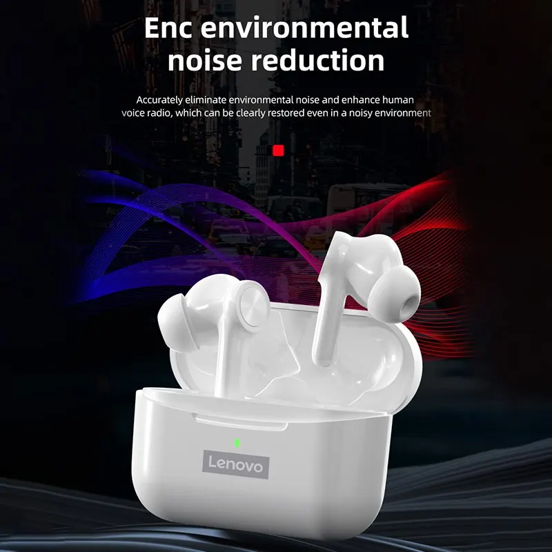100-Original-Lenovo-LP70-TWS-Wireless-Bluetooth-Earphones-Wireless-Headphones-With-Mic-Sport ...