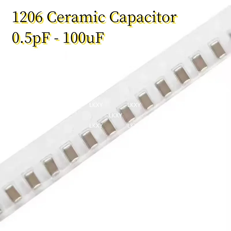 200-P-S-LOTE-1206-SMD-Chip-Capacitor-Cer-mico-Multicamadas-0-5pF-100uF ...