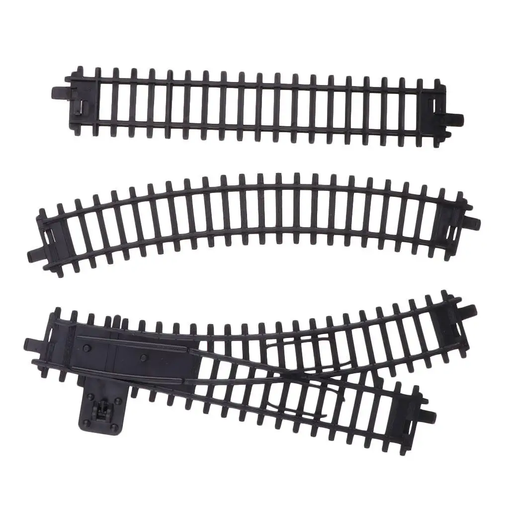 1:87 Scale Plastic Model Railroad HO Gauge Train Track Scenery Layout ...