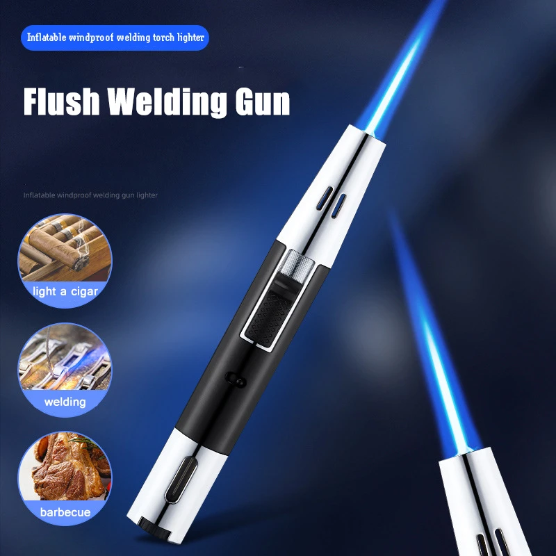Nova Tocha Pulverização Direta Windproof Ignição Pen Pistola Tocha de ...