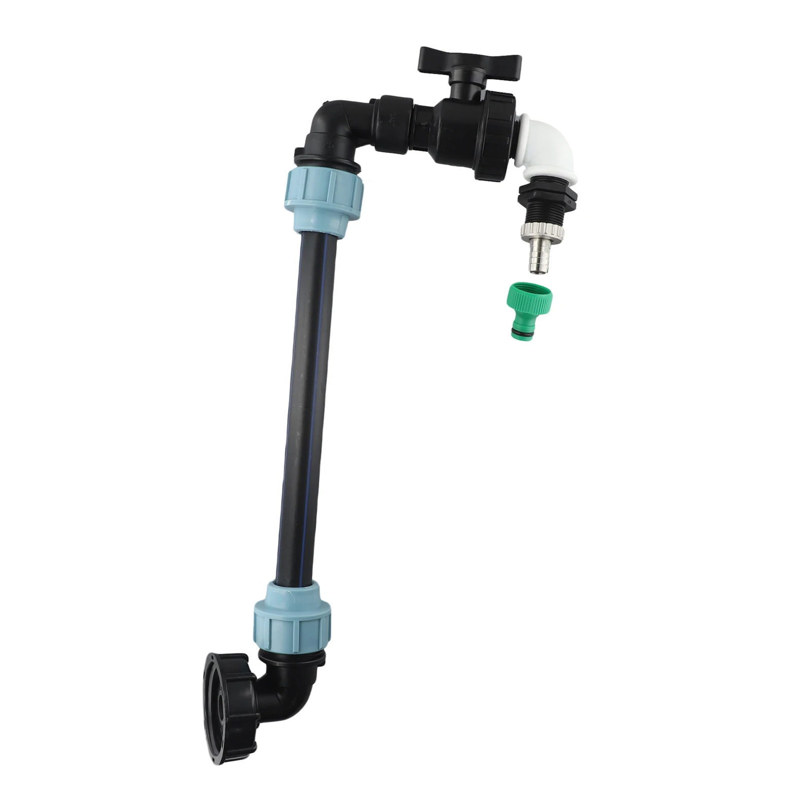 IBC-Gooseneck-3-4-Inch-IBC-Tank-Adaptor-With-Outlet-Valve-3-4-Inch ...