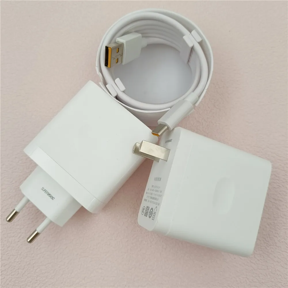 New-For-Realme-67W-Charger-EU-US-Supervooc-Fast-Charging-Adapter-1M-Usb ...