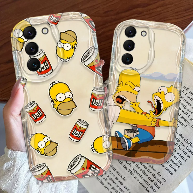 Funda-de-tel-fono-con-dibujos-animados-de-Los-Simpsons-para-S21-S23-S24 ...