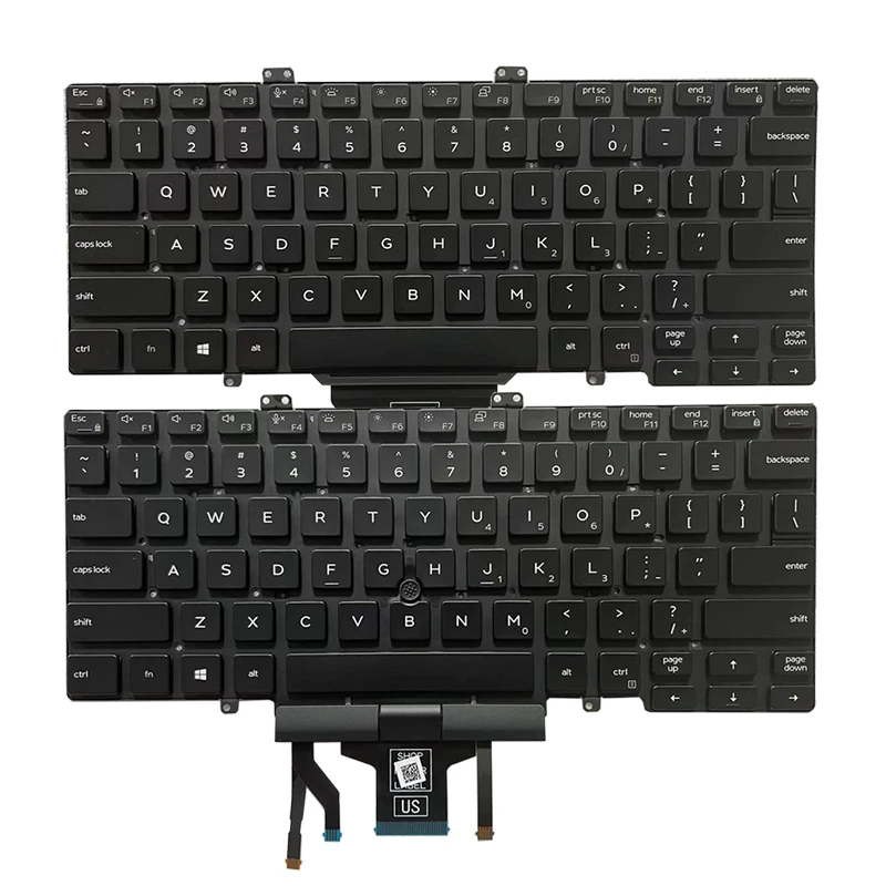 NEW US laptop keyboard for DELL Latitude 5400 5401 5410 5411 SN7282 ...