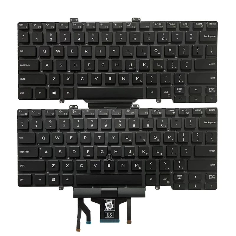 New Us Laptop Keyboard For Dell Latitude 5400 5401 5410 5411 Sn7282 ...