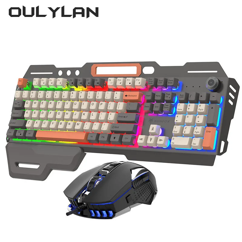 2024-K90-Mechanical-Metal-Keyboard-Mouse-Set-Gaming-Computer-Wired ...