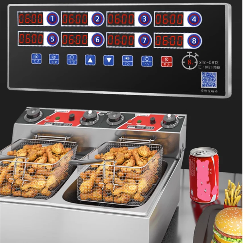 Kitchen-Timer-Digital-Charger-8-Screens-Rechargeable-Chronometer ...