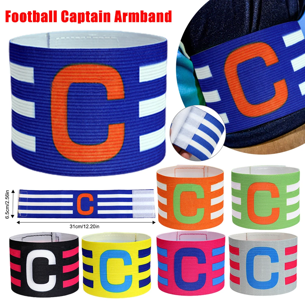 1-10pcs Football Captain Armband Soccer Player Captain Group Armband ...
