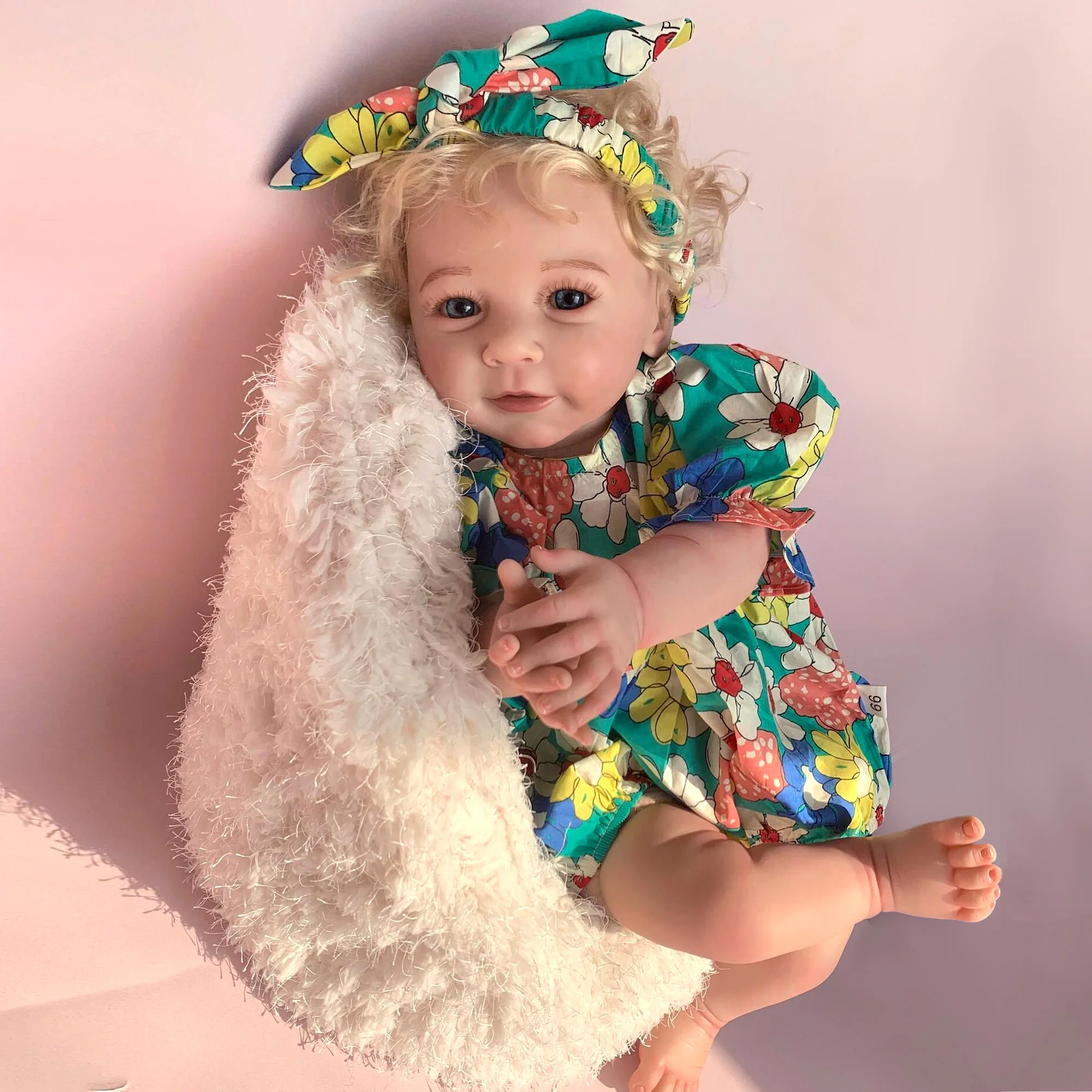 Poupées de renaissance de 55cm pour petites filles jouet fait à la main ...