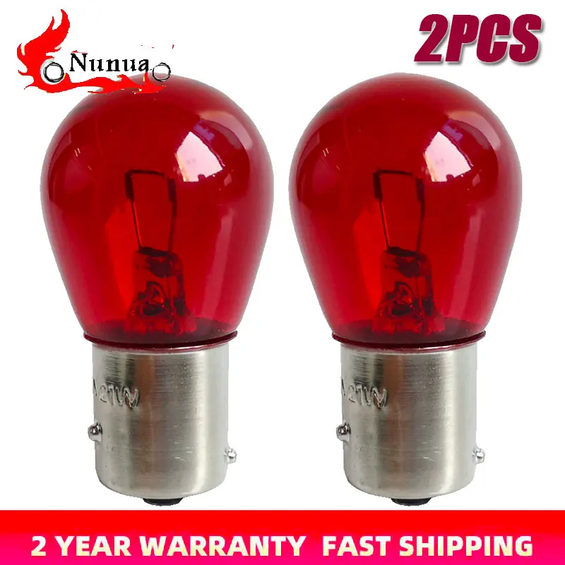 2Pcs-BAW15D-BAW15S-Red-Brake-Stop-Car-Rear-Tail-Light-Bulb-567-12V-PR21 ...