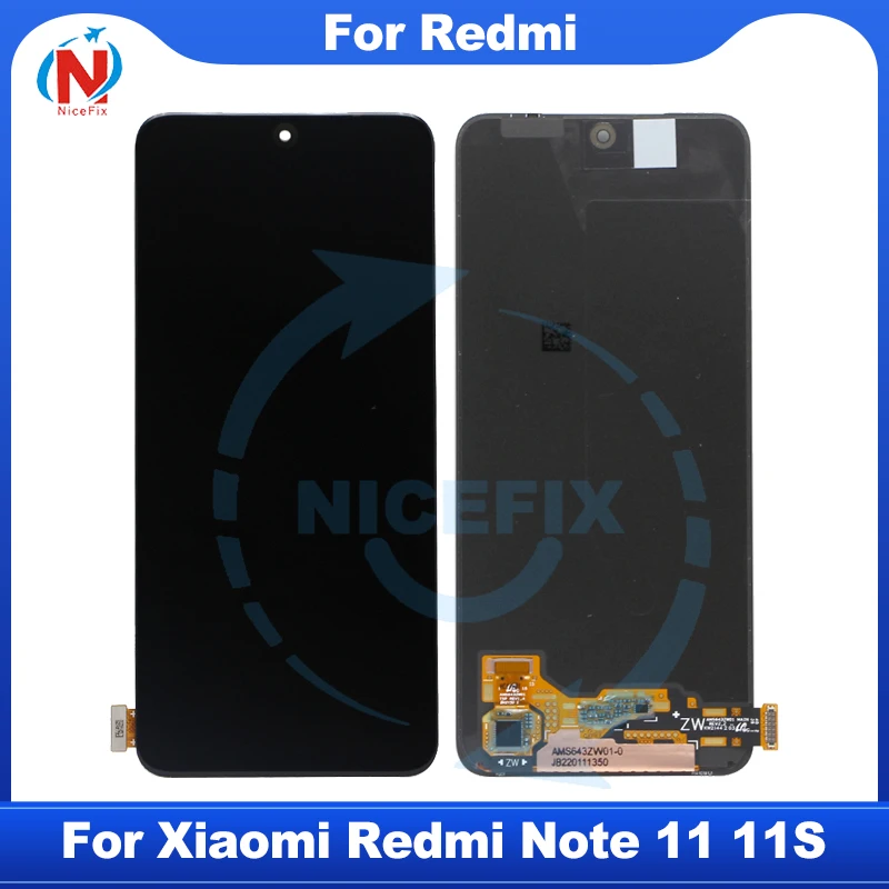 Original Amoled For Xiaomi Redmi Note 11 Lcd 2201117tg Display Touch ...