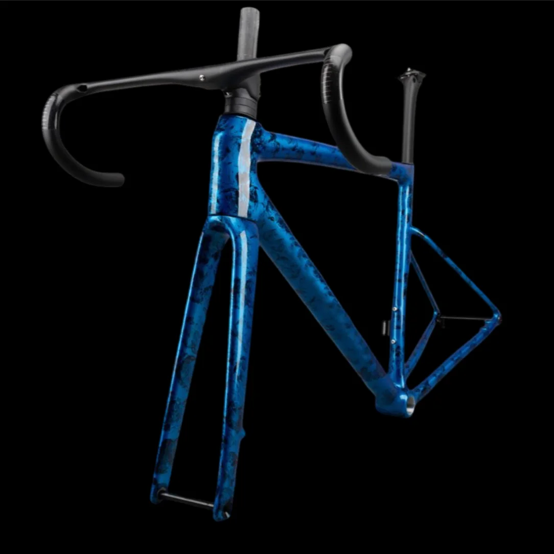 2025 New 1:1 Painting Carbon Frame 700c Road Bike Frame Handle+Fork ...