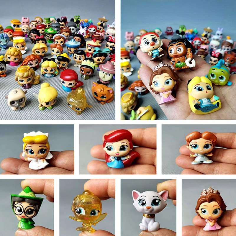 Genuine Disney Doorables Anime Figures Princess Anna Elsa Mickey Mouse ...