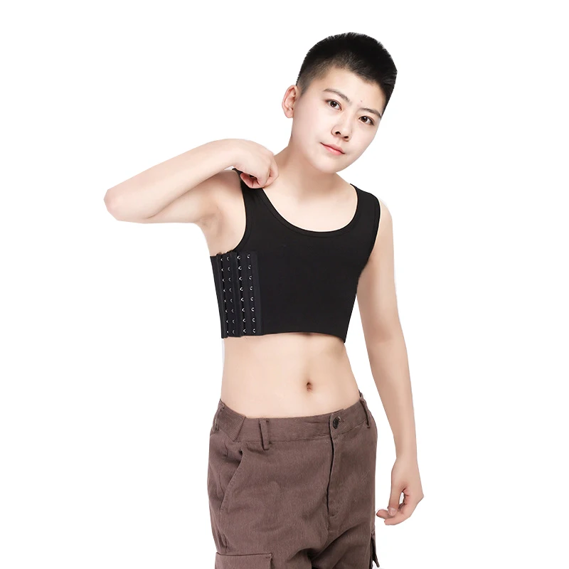 Haleychan-el-stico-forte-meia-comprimento-peito-binder-para-mulher ...