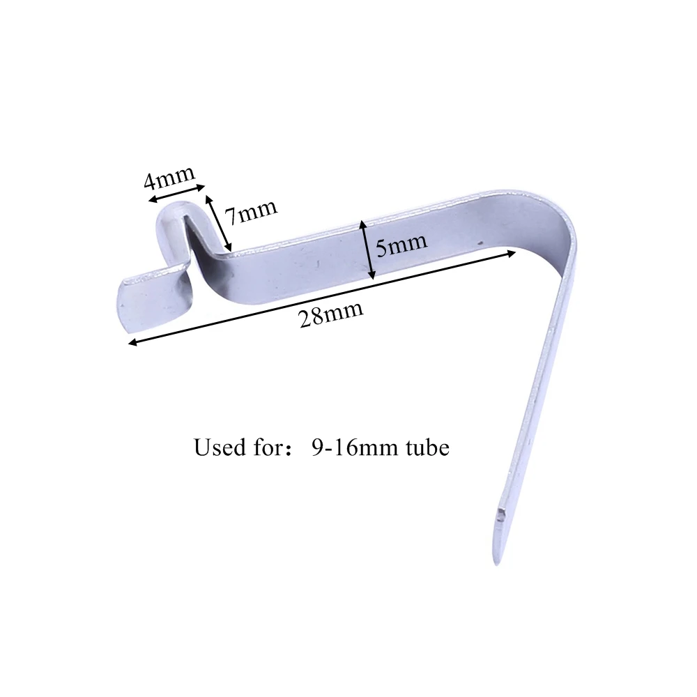 Manufacturer tent pole push button spring snap clip tube 4mm*7mm ...