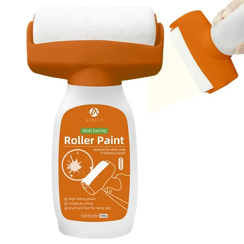 500g-Interior-Wall-Paint-with-Wall-Repair-Roller-Roller-Wall-Patching ...