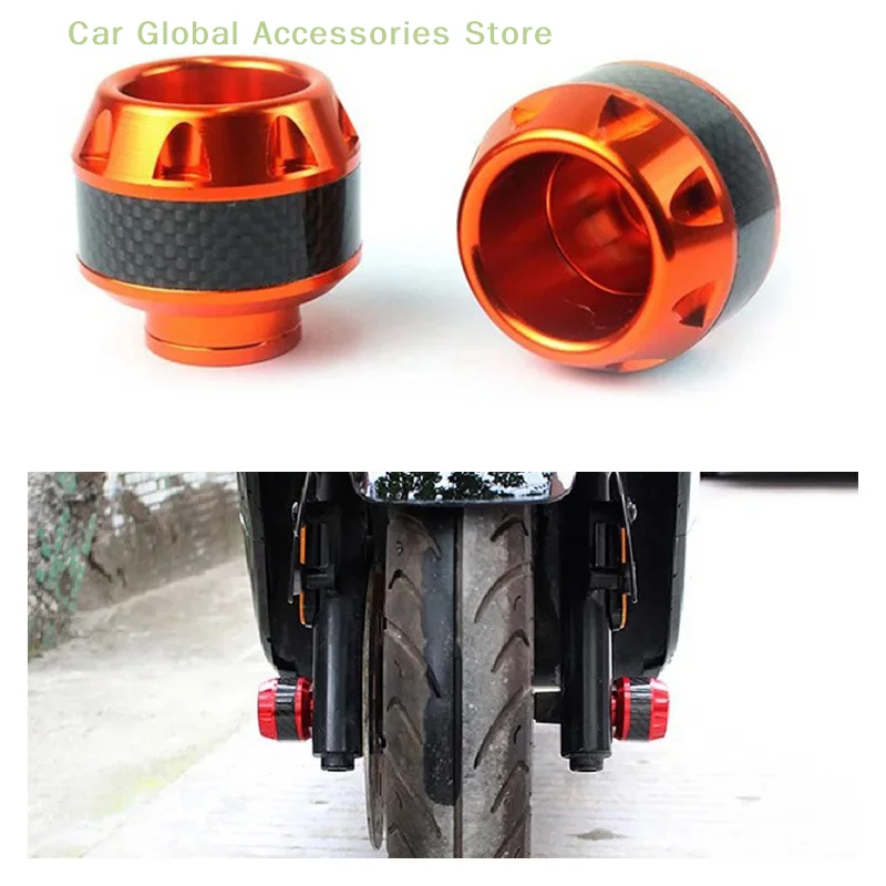 1Pair-Motorcycle-Crash-Protector-Aluminum-Alloy-Wheel-Front-Fork-Frame ...
