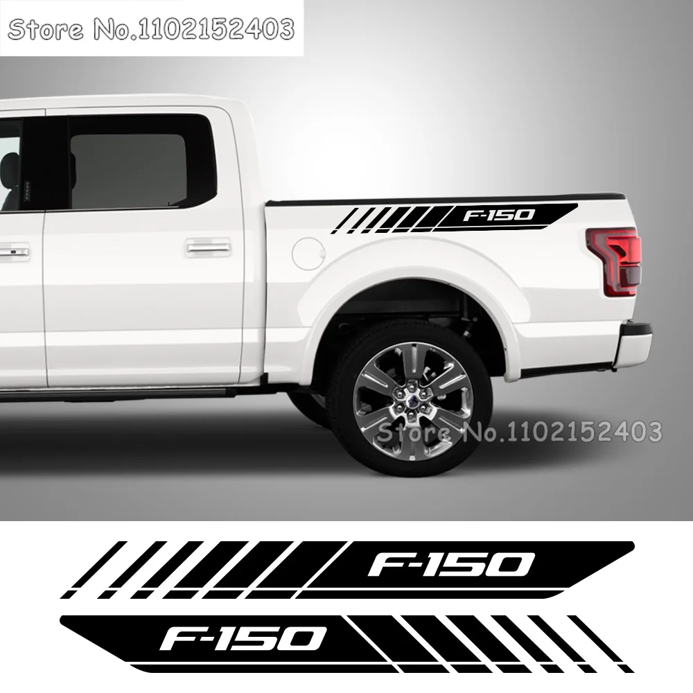 Pegatinas para coche Ford F150 Raptor, calcomanías laterales para ...