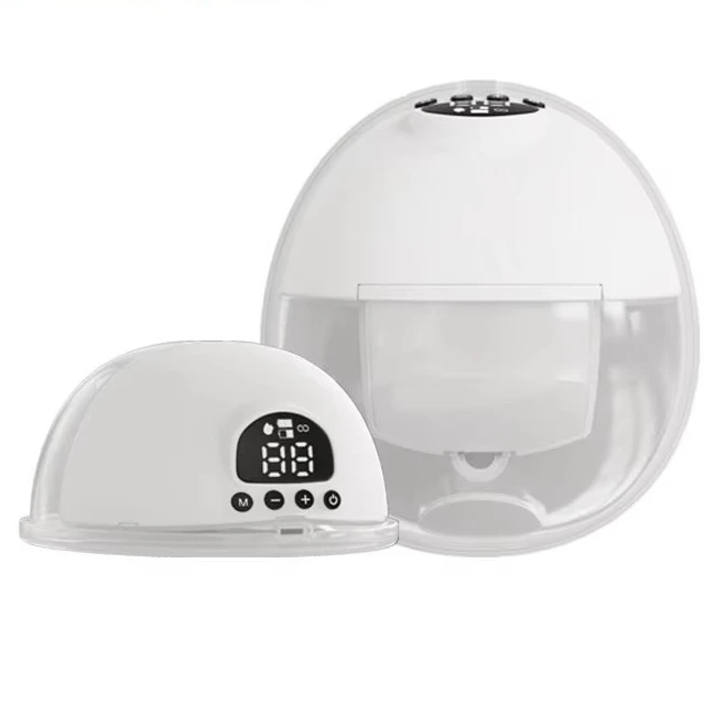 Portable Wireless Milk Extractor Hands Free Electric Wearable Breast ...
