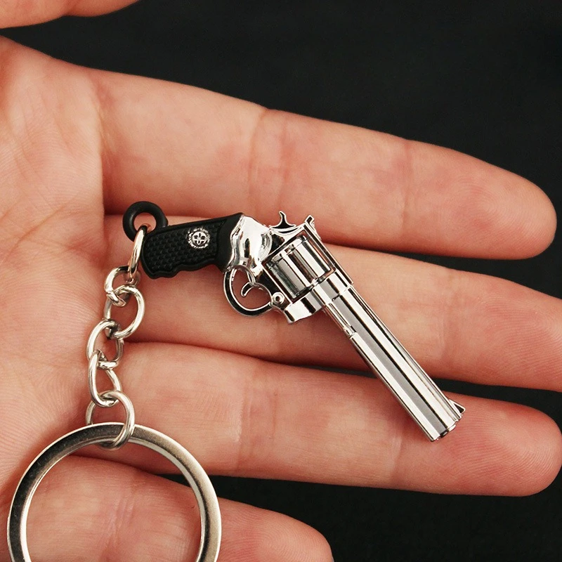 5cm-Mini-Pistol-Gun-Metal-Keychain-Pistol-Revolver-Shooting-Gun ...