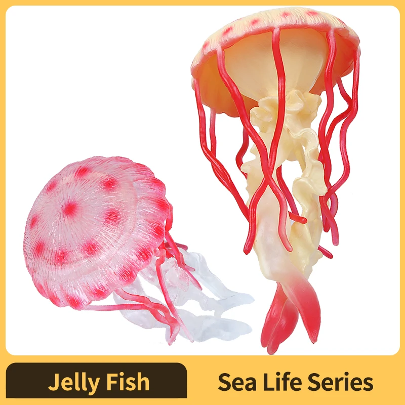 Sea Life Jelly fish Figurine - Detailed 5" Plastic Model Figure - Fun ...