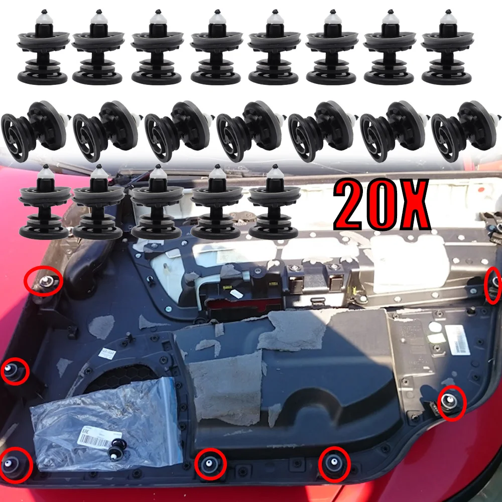 20X For VW Volkswagen T5 T6 Transporter Polo Car Door Panel Card Trim ...