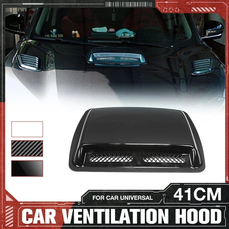 Hot-Sale-ABS-Sport-Style-Car-Air-Flow-Intake-Decorative-Scoop-Hood ...