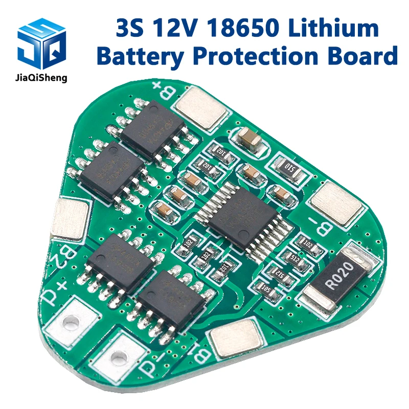 3S-12V-18650-Lithium-Battery-Protection-Board-11-1V-12-6V-overcharge ...