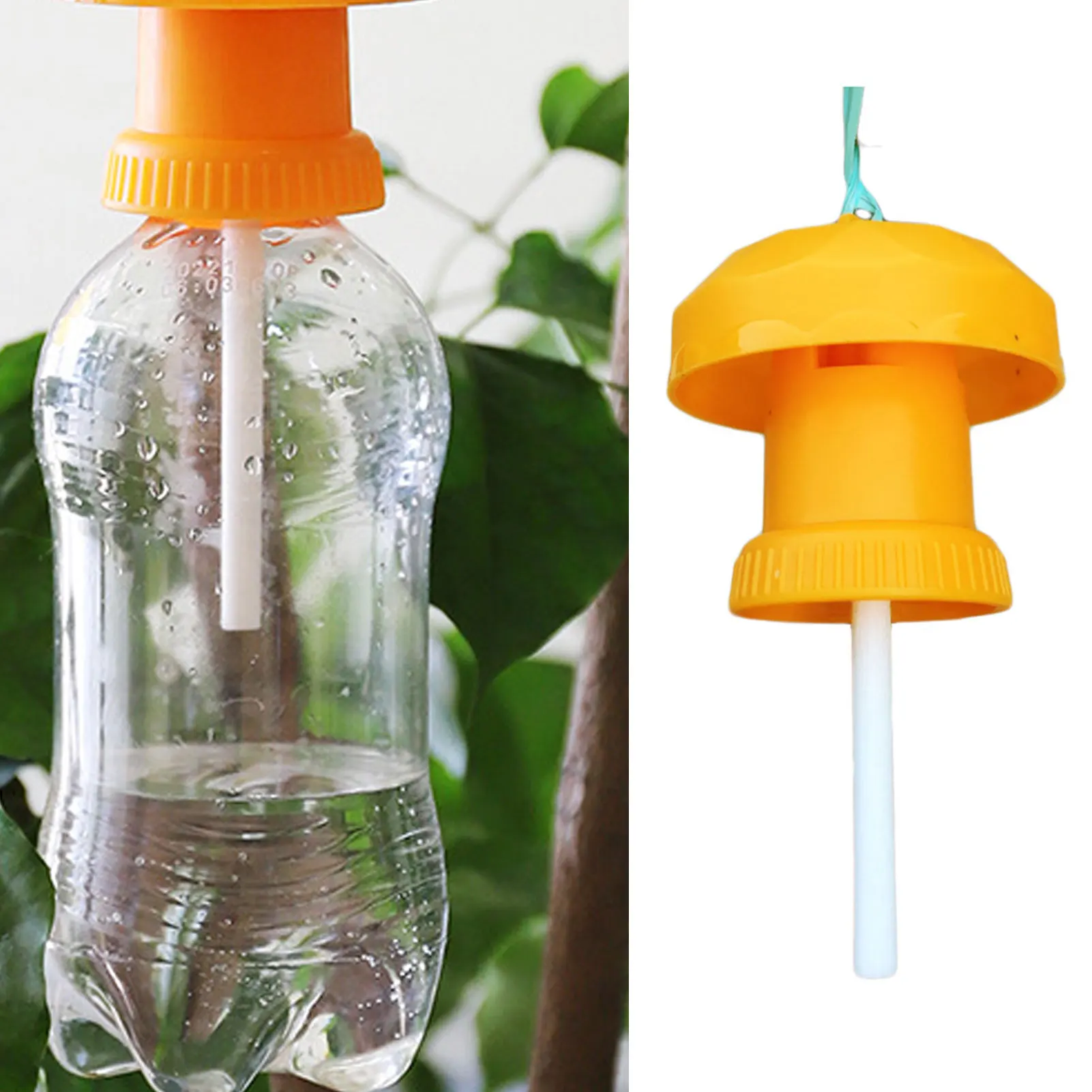 Fruit-Fly-Trap-Killer-Plastic-Yellow-Drosophila-Trap-Fly-Catcher-Traps ...