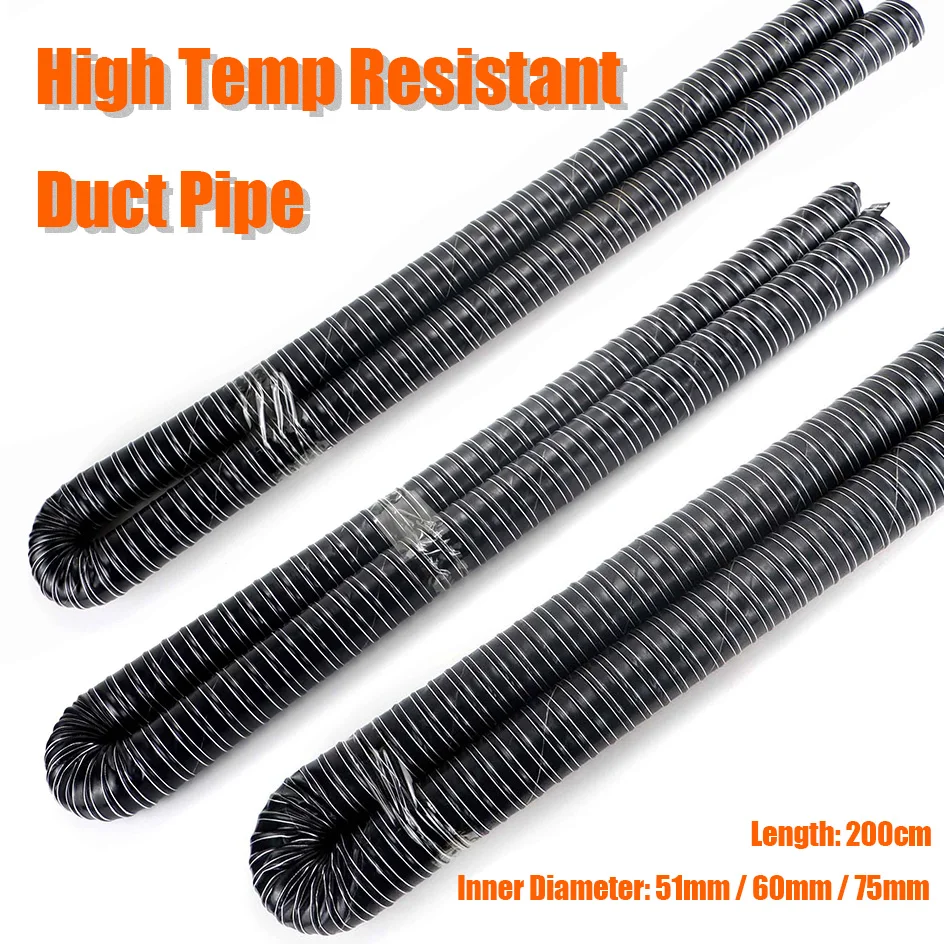 200CM 51mm 60mm 76mm ID Kanal Rohr Diesel Heizung Rohr Schlauch Motor ...