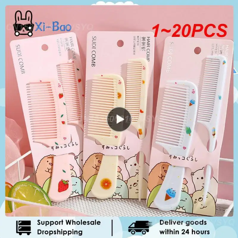 1-20PCS-set-Cute-Kids-Hairdressing-Comb-Anti-static-Pointed-Tail-Combs ...