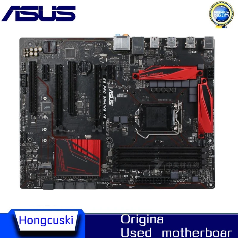 Para-asus-e3-pro-gaming-v5-usado-original-placa-m-e-soquete-lga-1151 ...