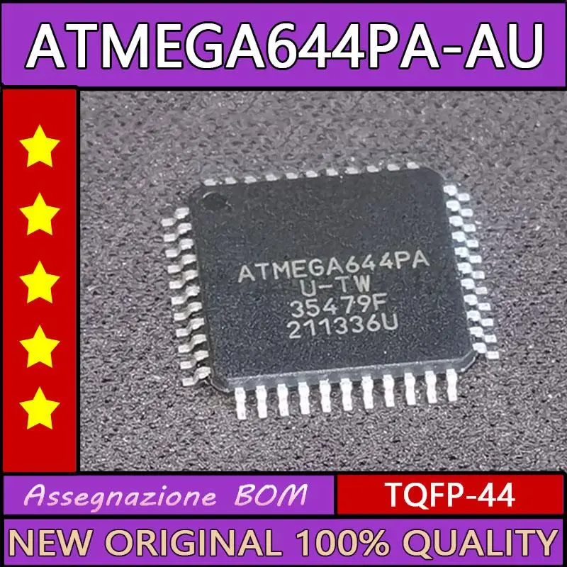 Original ATMEGA644PA-AU ATMEGA644PA-AUR TQFP44 Microcontroller IC
