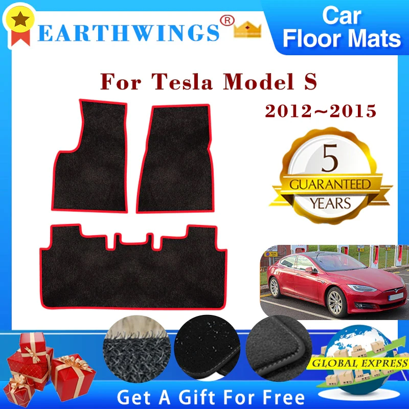 Car-Floor-Mat-For-Tesla-Model-S-2012-2013-2014-2015-Rugs-Panel-Footpads ...