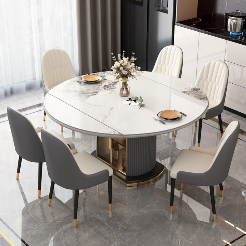 Slate-White-Chairs-Kitchen-Dining-Table-Service-Luxury-Designer-Living ...