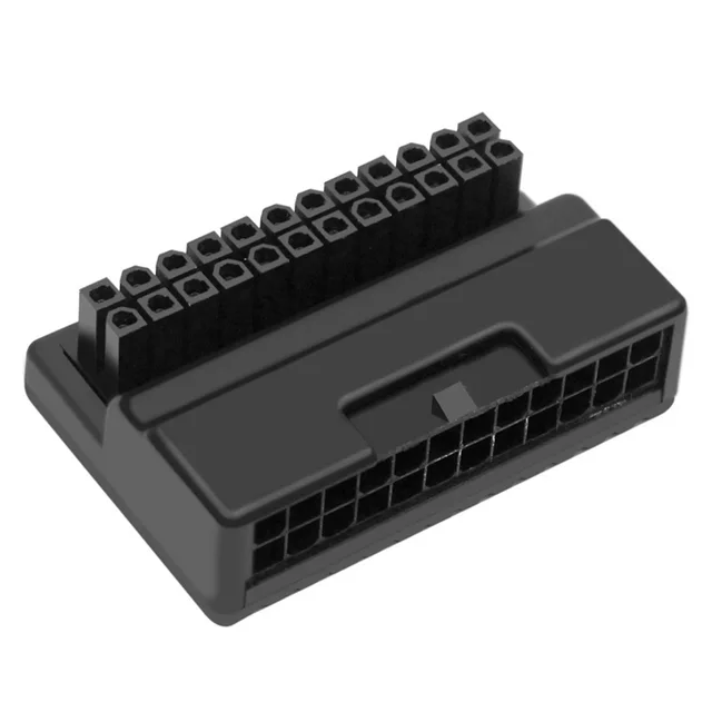 24 Pin to 90 Degree ATX desktop power supply Adapter board Power Supply ...