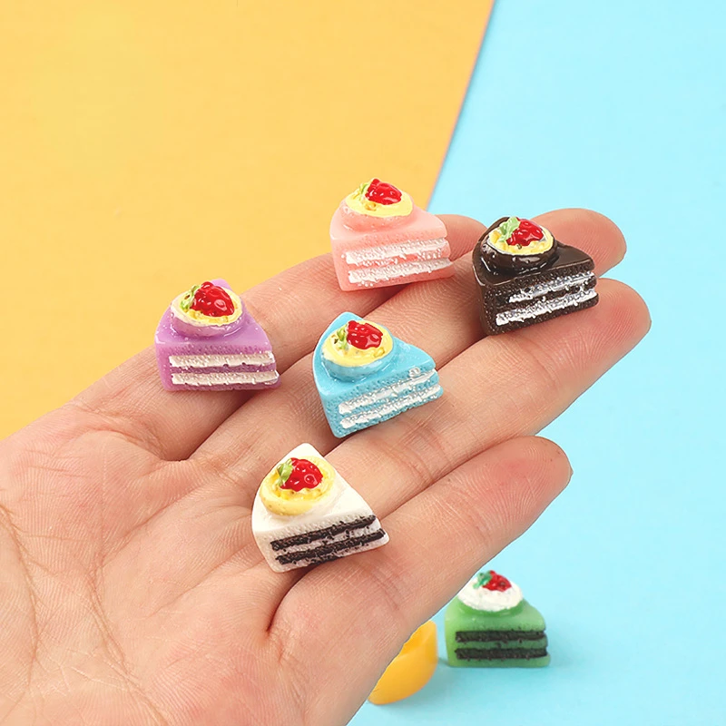 10pcs-Kawaii-3D-Mini-Resin-Cake-Flatback-Charms-Miniature-Cabochon ...
