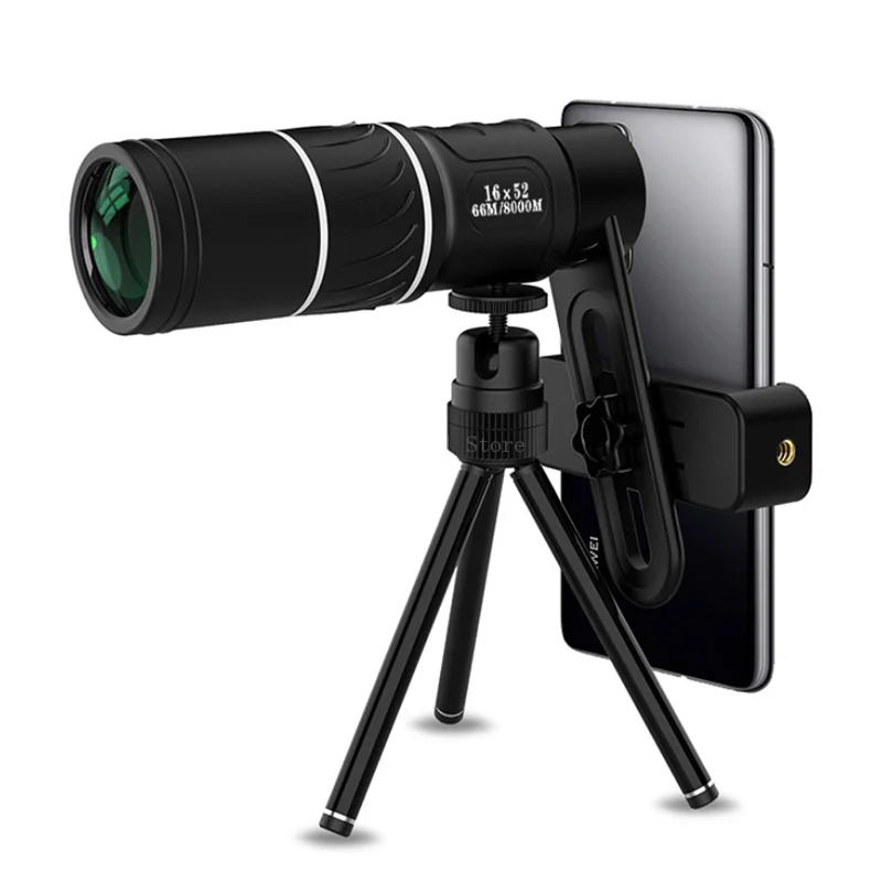Portable-Telescope-16x52-Professional-Zoom-HD-Monocular-Night-Hunting ...