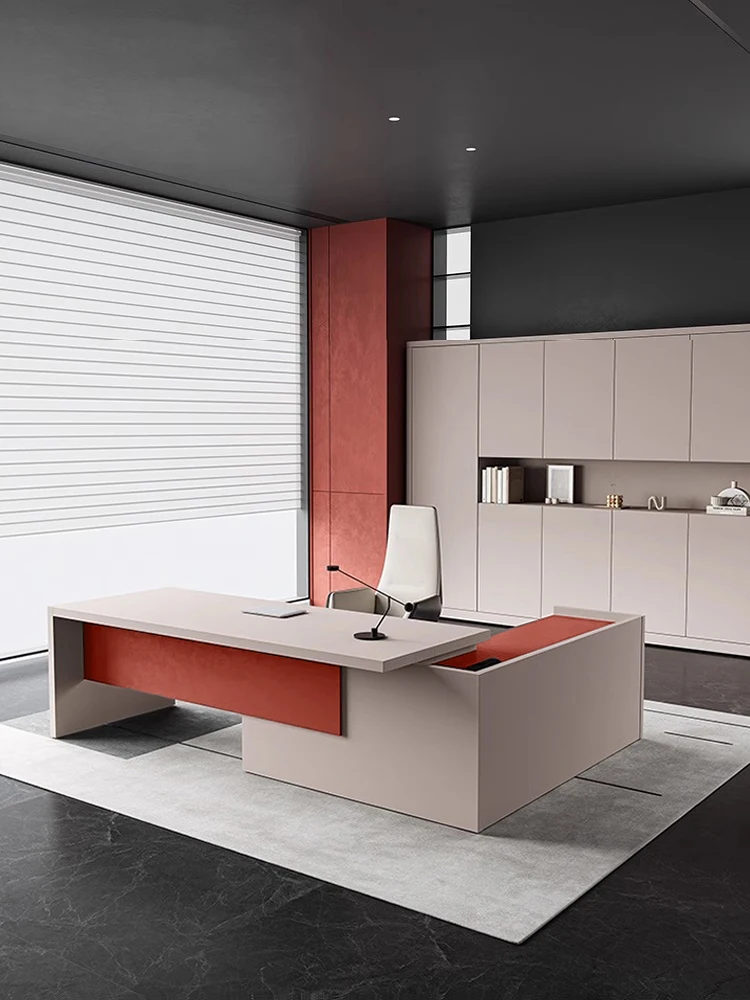 Simple-Boss-Office-Desk-General-Manager-Table-President-Office-Computer ...