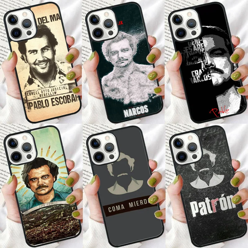 Narcos TV Series Pablo Escobar Phone Case For iPhone 14 SE 6 7 8 plus X ...