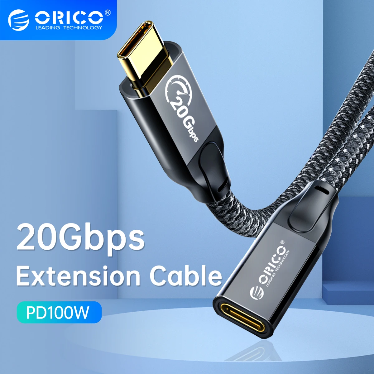 ORICO-20Gbps-USB-C-Extension-Cable-Fast-Charge-Type-C-Extender-Cord ...