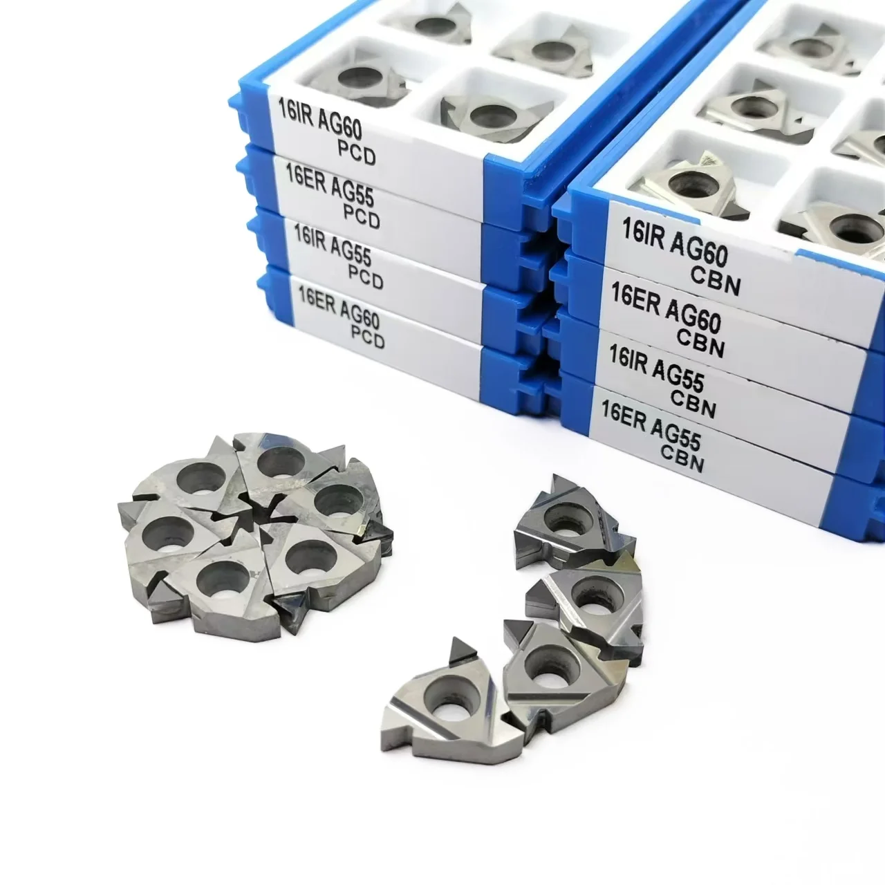 16ER-AG60-AG55-16IR-AG60-AG55-PCD-CBN-Turning-Inserts-Diamond-Lathe ...