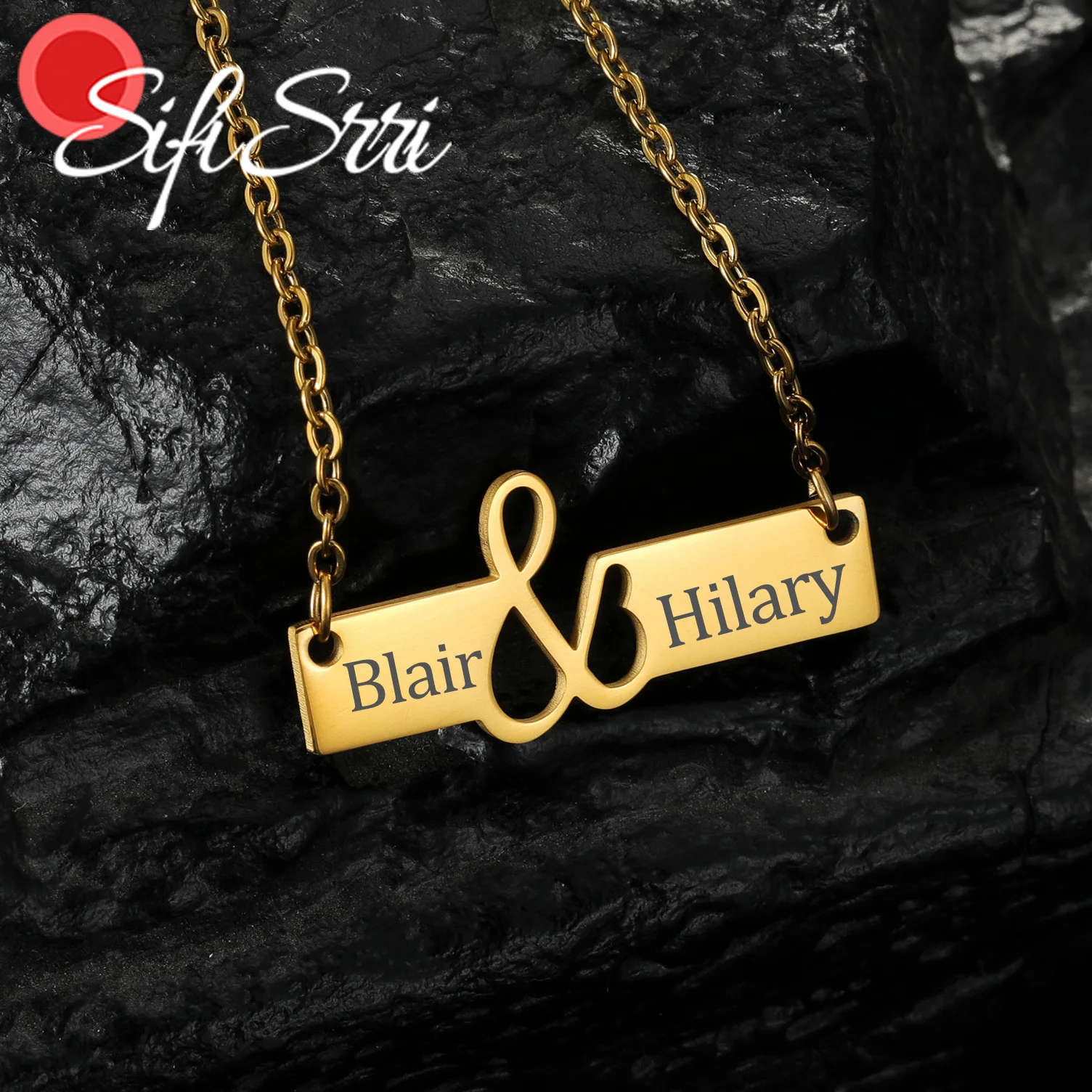 Sifisrri-Personalized-Custom-Couple-Name-Necklace-for-Women-Stainless ...