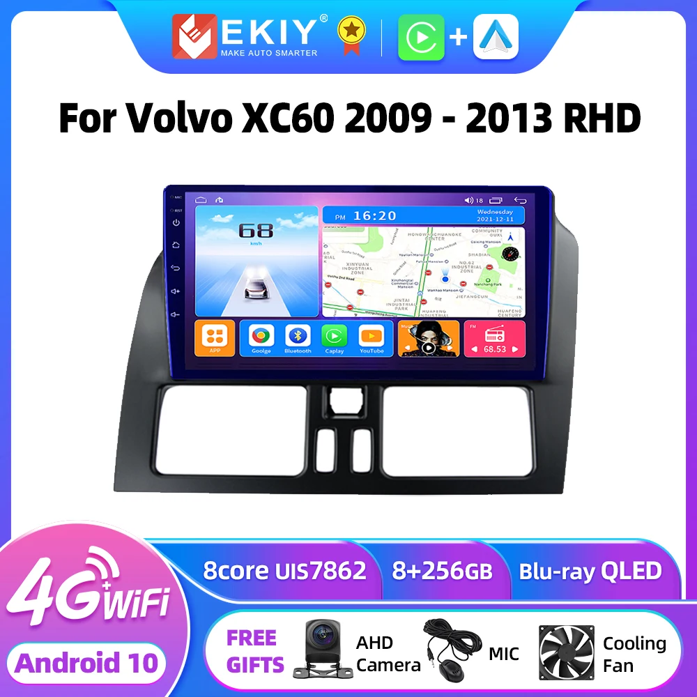 EKIY-T7-Android-Radio-For-Volvo-XC60-2009-2013-RHD-Carplay-Car ...