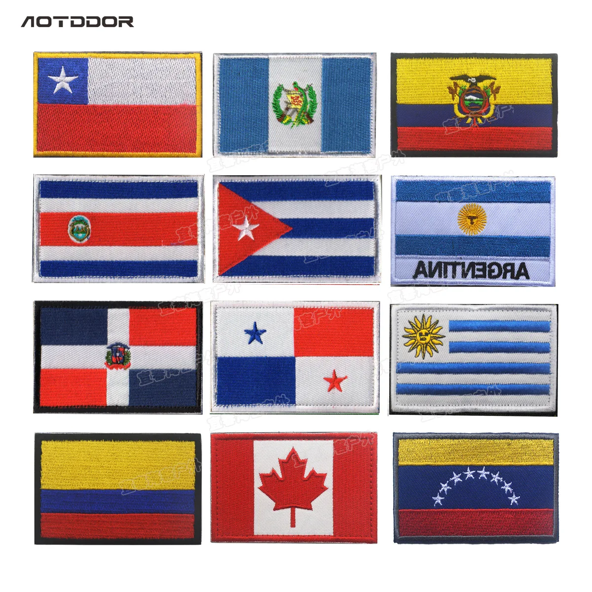 Americas-Flag-Armband-Chile-Cuba-Panama-Colombia-Ecuador-Guatemala-Badge-Patch-for-Clothes ...