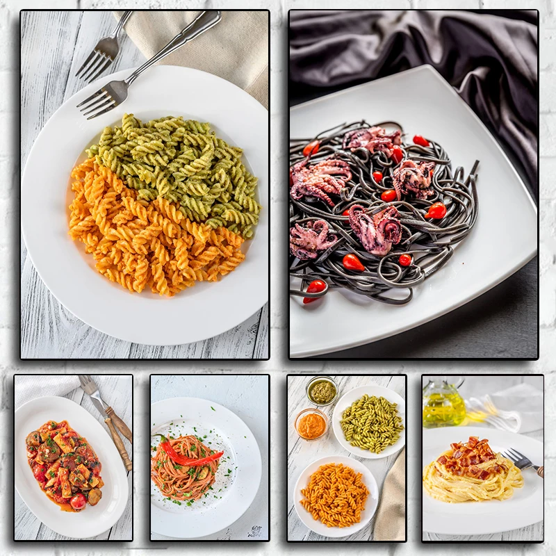 Pasta-Poster-Food-pictures-Tudou-Mud-cheese-Canvas-Printing-wall-art ...
