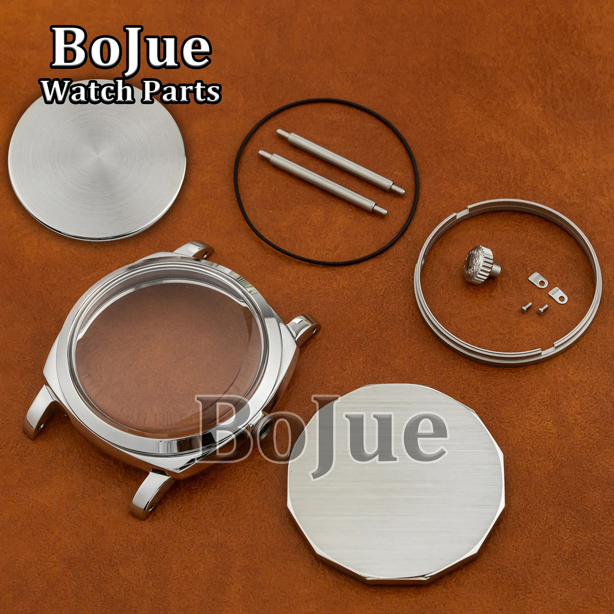 47mm Vintage Case Restro Stainless Steel Watch Case 10ATM Waterproof ...