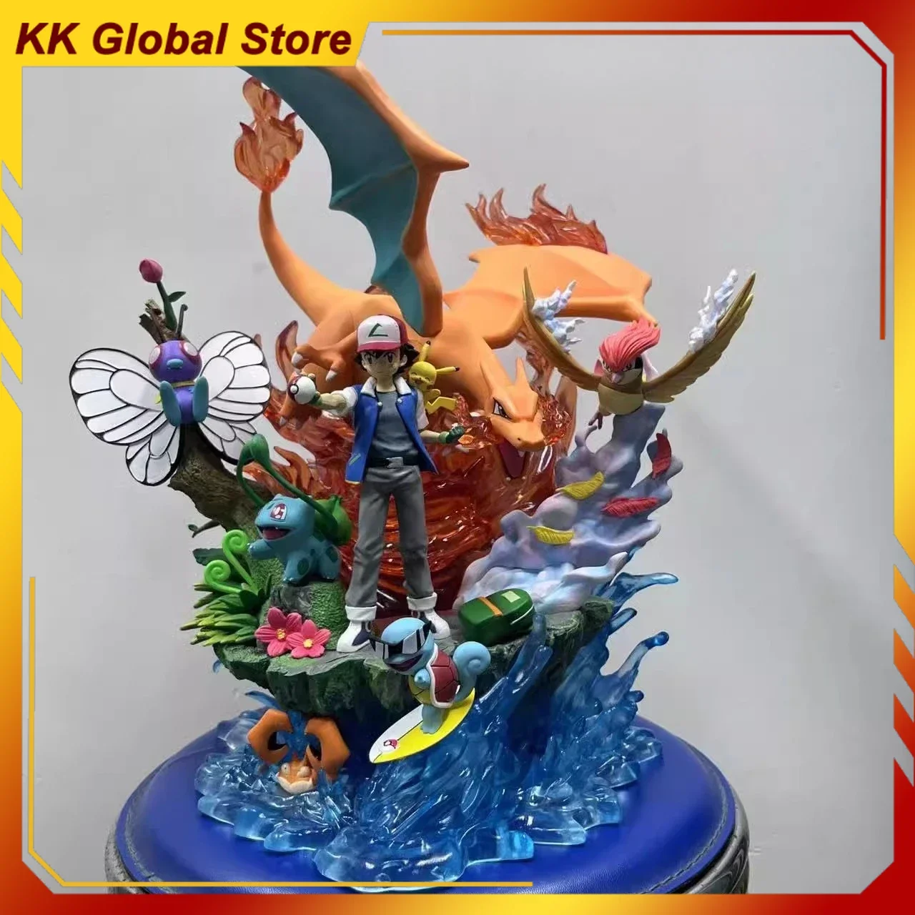 40cm Pokemon Ash Ketchum Anime Figure Family Photos Series Model Figure ...