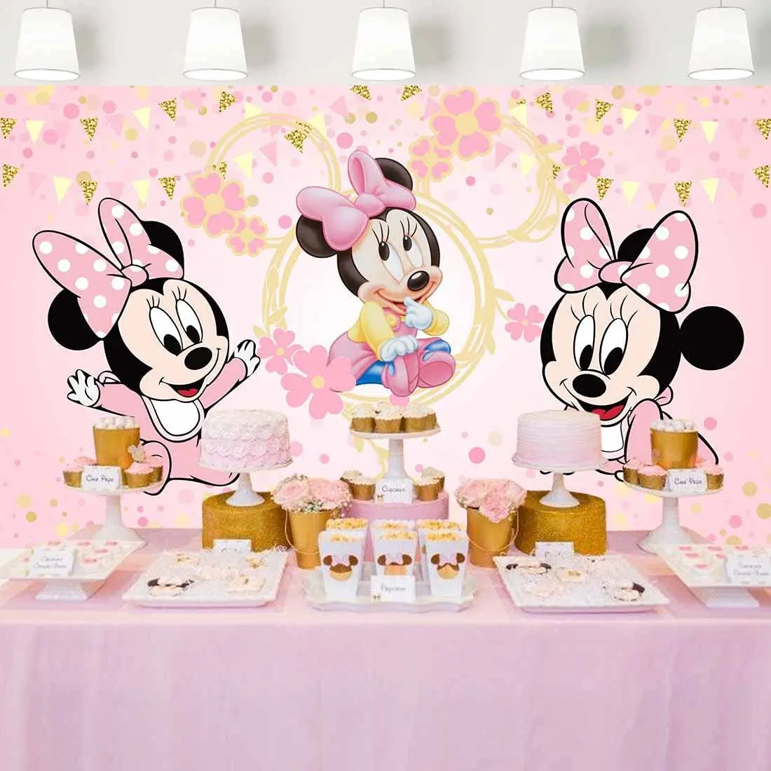 Minnie Mouse Baby Shower Centerpieces