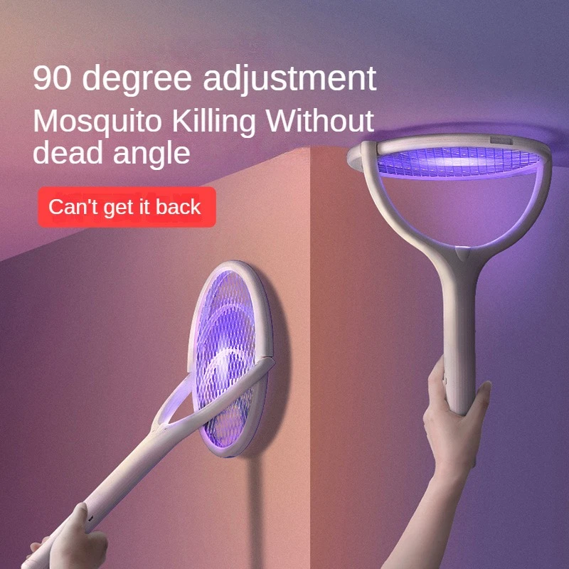 90 graus rotativo assassino do mosquito lâmpada elétrica shocker 365nm uv luzes de carregamento ...